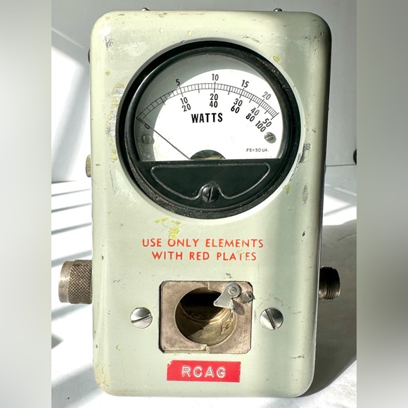 Bird Electronics | Other | Vintage Bird Model 43 Watts 5 Ohms Thruline ...